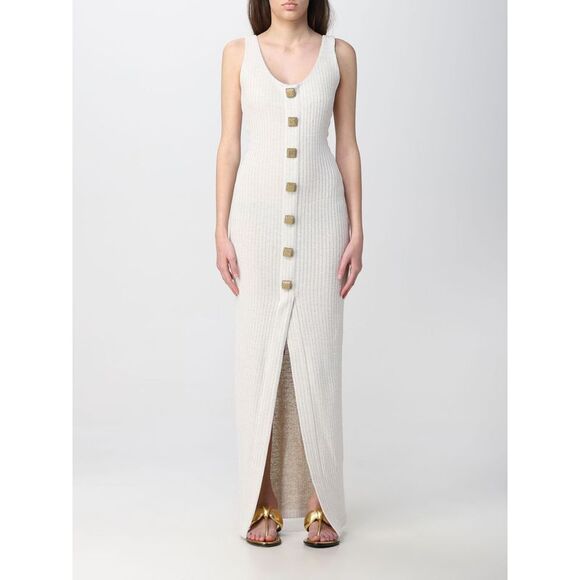 Balmain | Dresses | Balmain Dress Woman Yellow Cream | Poshmark